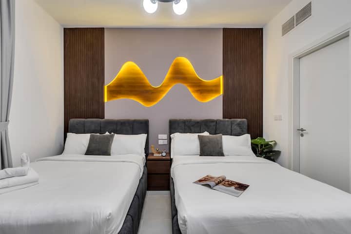 Luxury Poolview 1br In Aljada With Balcony - Sharjah