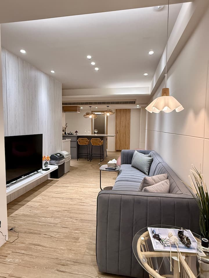 信義安和捷運站走路4分鐘寬敞舒適的四人房（雙衛浴） - Taipei