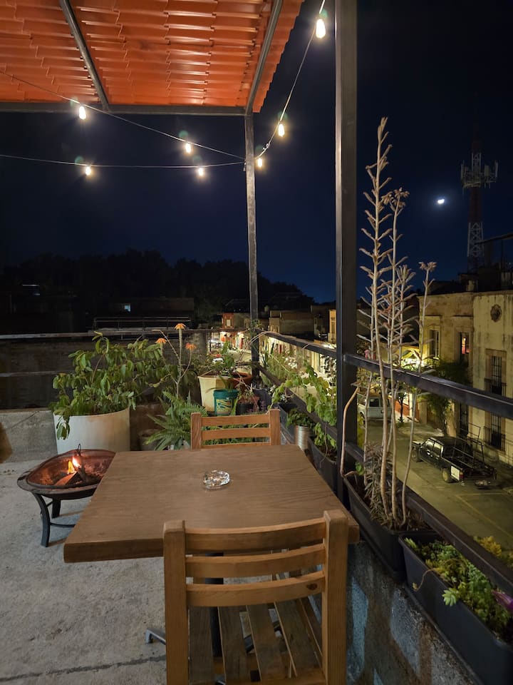 Loft + Terraza + Cochera Privada Centro Histórico - Morelia