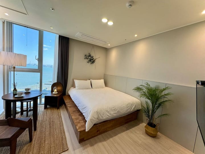 [Ocean View]stay영종sv4/오션뷰 #힐링 #바다 #노을#구읍뱃터#인천공항 - South Korea