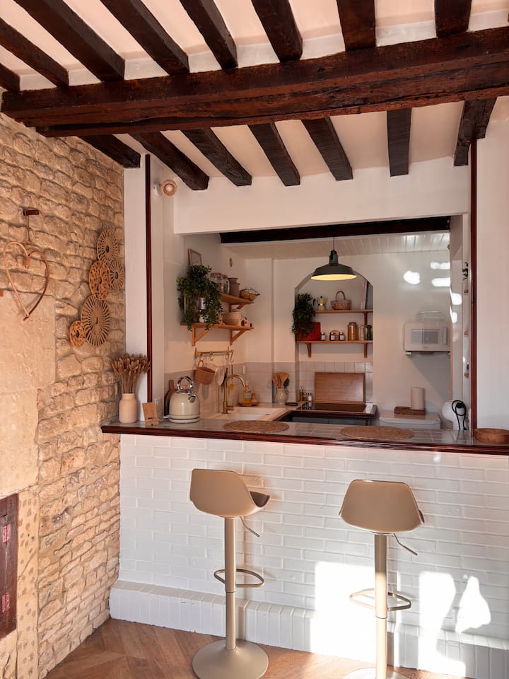 Charmant Studio Pierre Et Bois Au Cœur De La Ville - Caen