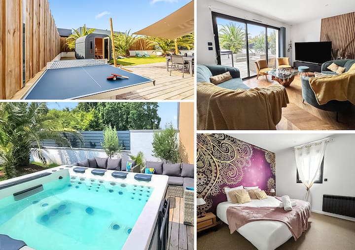 Jacuzzi, Sauna, Ping-pong & Billard – Les Alizés - Cancale