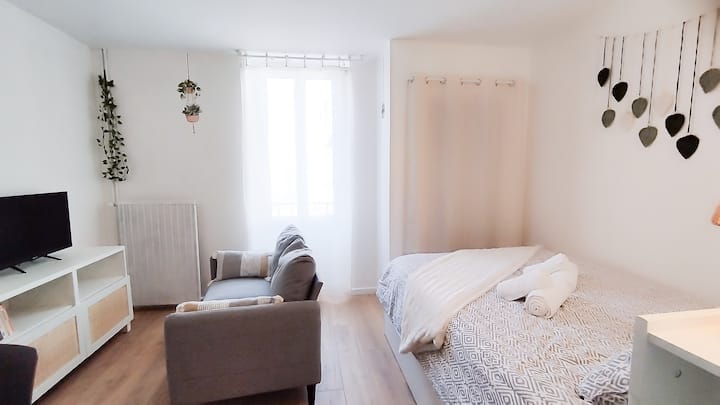 Studio Cosy-proche Thermes-confort-parking Facile - Lamalou-les-Bains