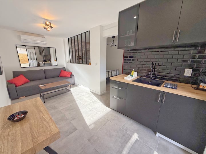 Brooklyn Loft – Terrasse & Clim à 300 M De La Mer - Fréjus