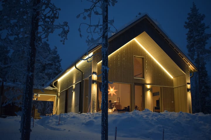 Levi Lakeview Ahvenranta Huvila - Kittilä