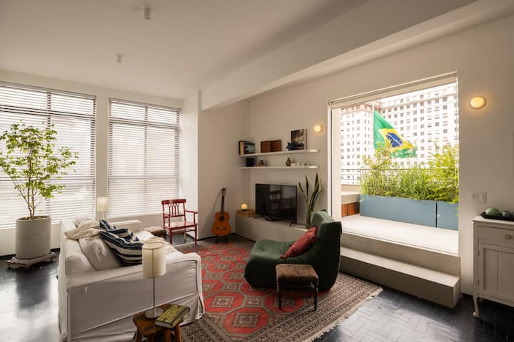 Retiro Exuberante Numa Cobertura Com Jacuzzi - Liberdade