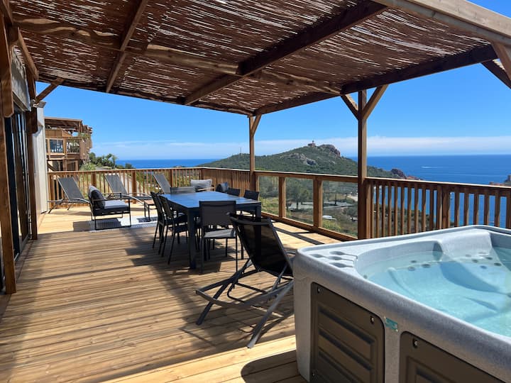 Mobil-home Neuf Jacuzzi, Piscine, Vue Mer 180° - Saint-Raphaël