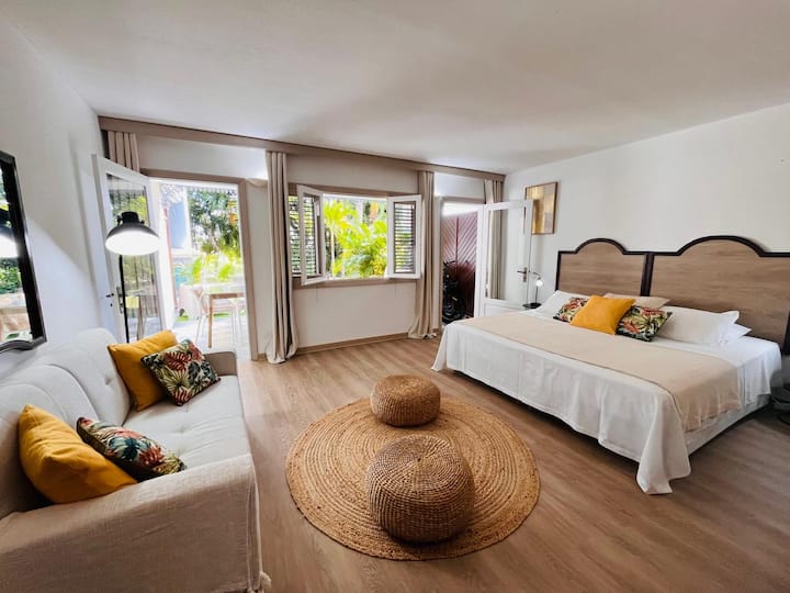 Bel Appart 40 M2 Vue Jardin &  Grande Piscine - Guadeloupe