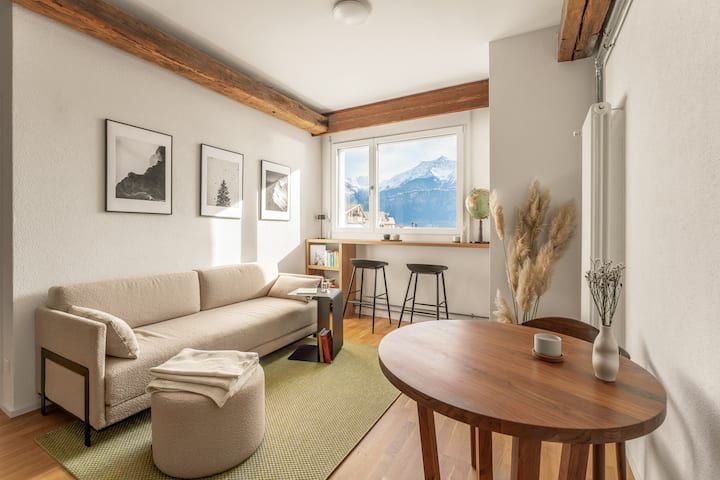Moderne Wohnung Im Herzen Von Laax Mit Bergblick - Falera