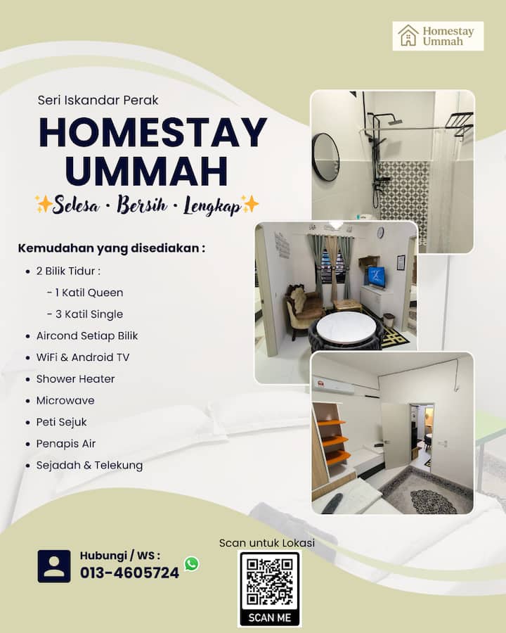 Homestay Ummah Seri Iskandar - Near Utp & Uitm - Seri Iskandar