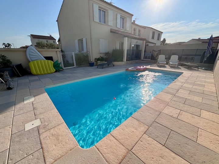 • Villa Avec Piscine, Proche Plages & Montpellier - Lattes