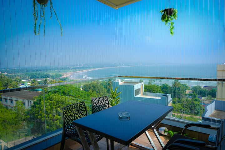 Beach View Flat In Bheemili, Vizag-lalitha Grand - 維薩喀巴坦