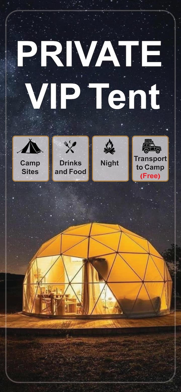 Private Vip Tent In The Desert - Oman