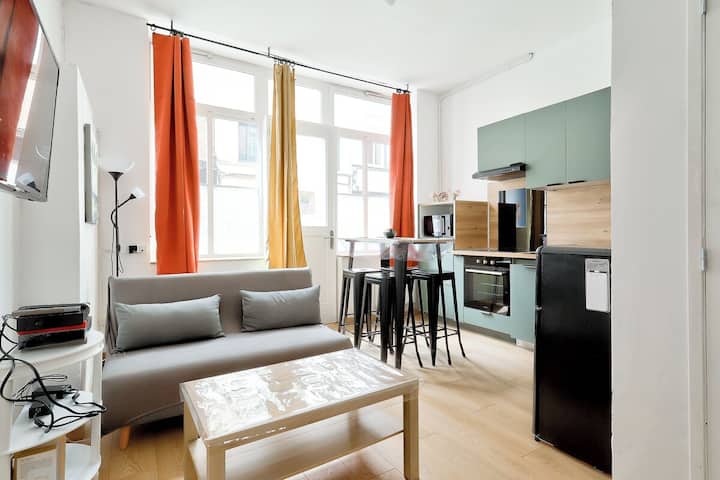 T2, Centre Ville Lille, Wifi, 3 Personnes - Lille