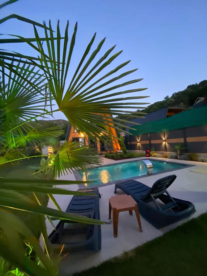 Sıcak Havuzlu  Bungalow Sapanca Merkez 5 Dk - Sapanca