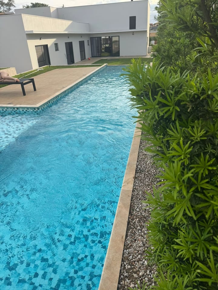 Casa Com Pscina Em Condominio Segurança 24 Horas. - Boituva