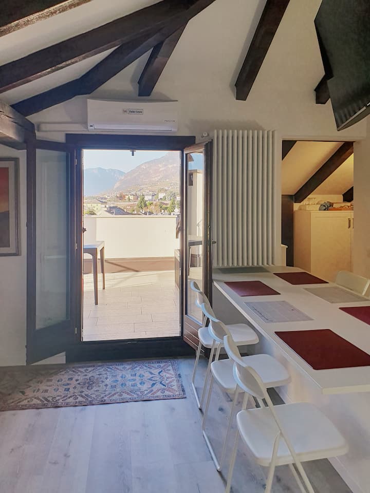 Mansarda Con Terrazzo Panoramico - Trento