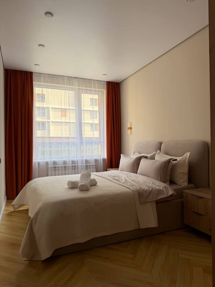 Alan - новая квартира в мягкой бежевой эстетике - Kazakhstan