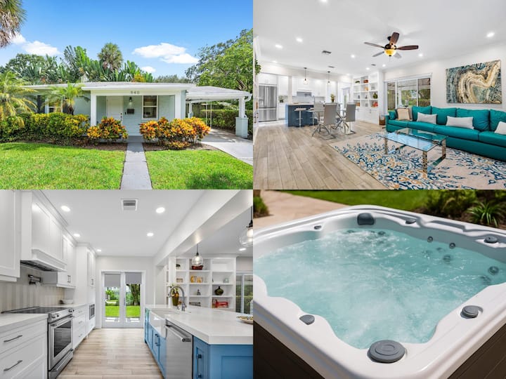 Downtown Las Olas Paradise + Hot Tub - Fort Lauderdale, FL