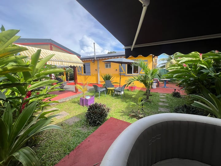 Maison Cosy Avec Jacuzzi - Entre Mer & Montagne - Guadeloupe