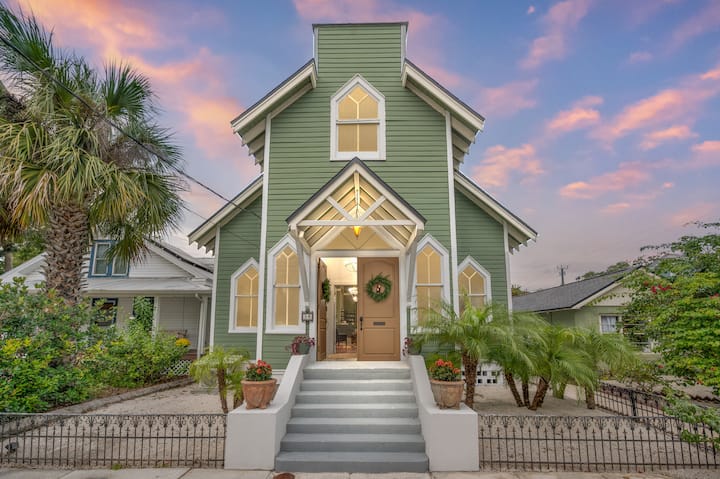 Restored 1900s Historic Church! Walk Downtown - St. Augustine, FL