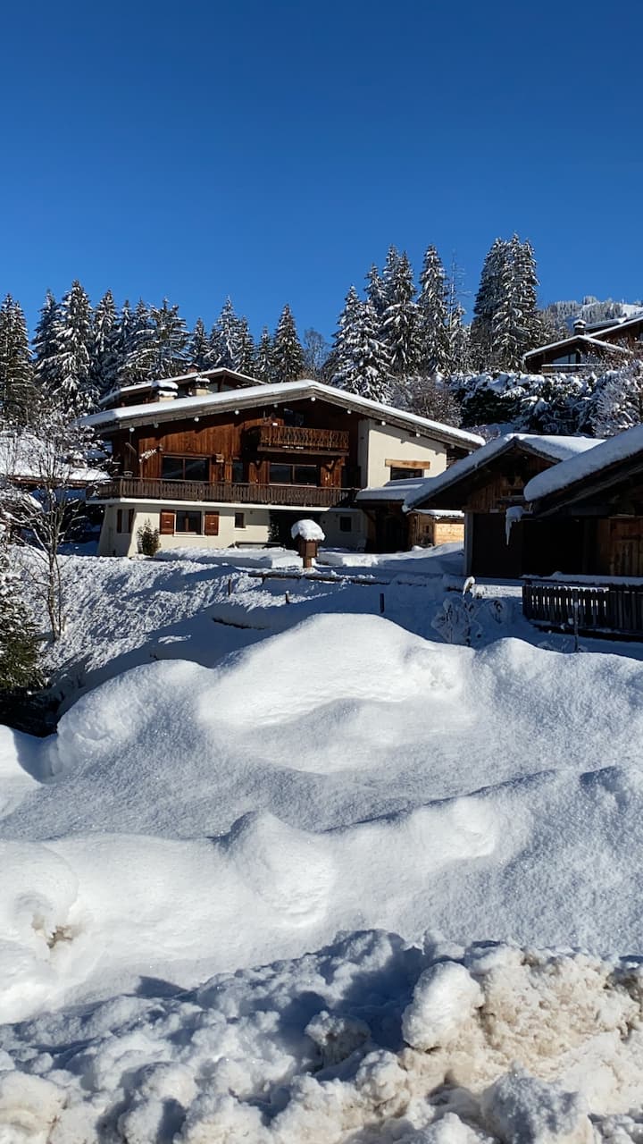 Appartement Dans Son Chalet Traditionnel - Megève