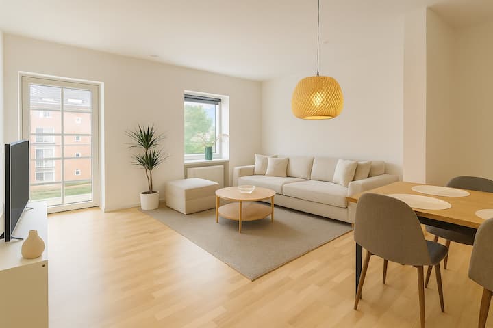 Lys Og Moderne 2ver Med Solrig Altan–midt I Odense - Odense