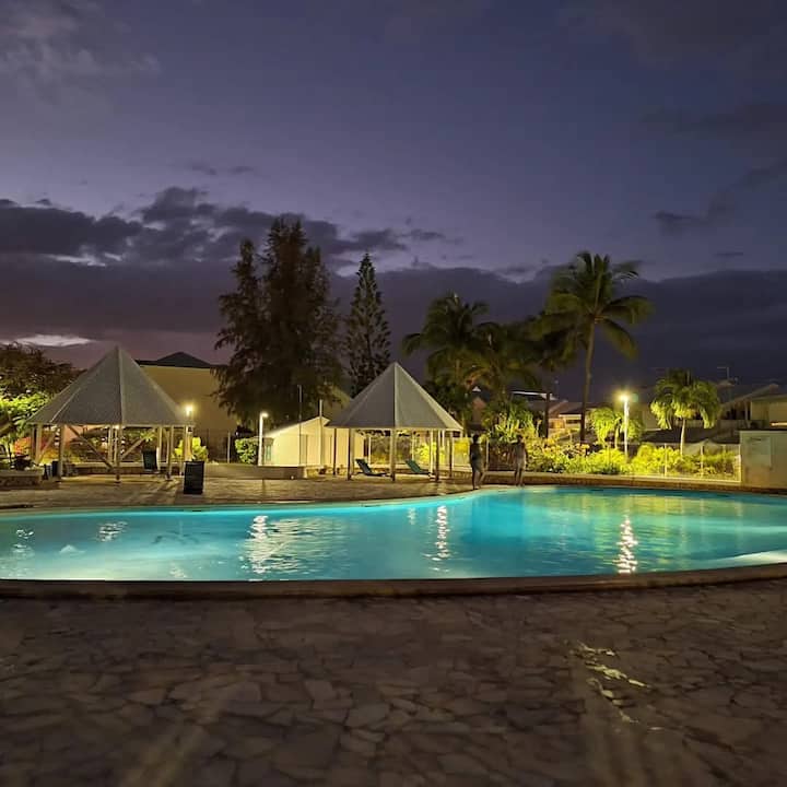 Duplex Kaz Alisé Dans Résidence Avec 3 Piscines - Saint-François