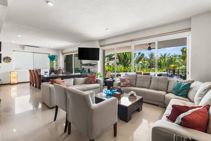 Villa María • Elegancia Y Confort Frente Al Mar - Bucerías