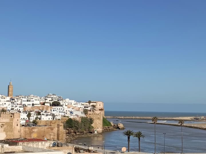 Rooftop Privé | Vue Océan | Médina | Séjour Calme - Rabat