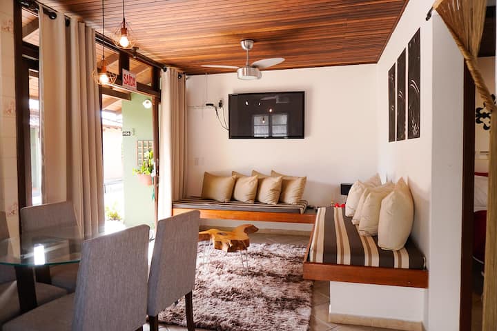 Lindo Chalé Romântico Com Hidro Na Pousada Dunasol - Florianópolis