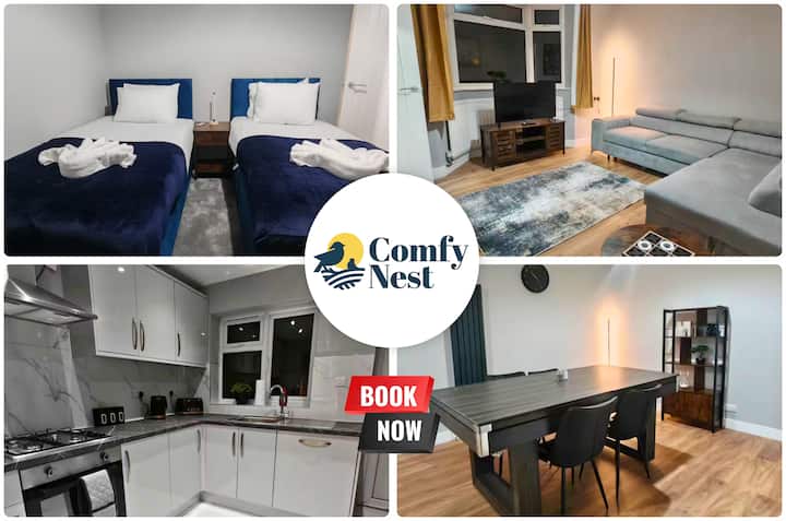Long Stay Contractor Base · 4bd | Sleeps 7 Parking - Wolverhampton