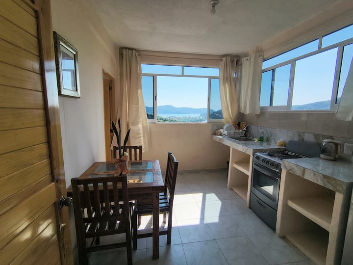 Acogedor Departamento Con Vista Al Mar - Zihuatanejo