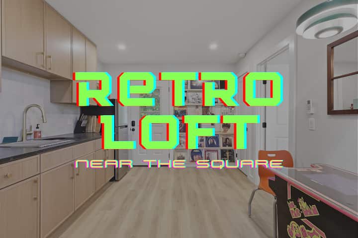 *New* Retro Loft Near The Square - Denton, TX