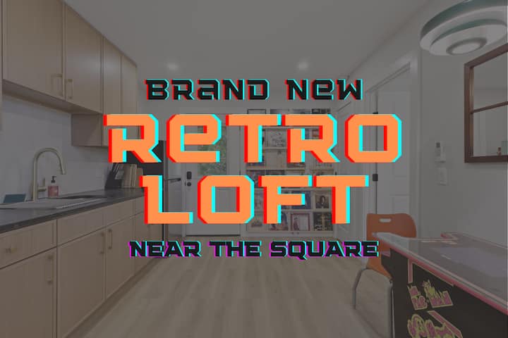 *New* Retro Loft Near The Square - Denton, TX