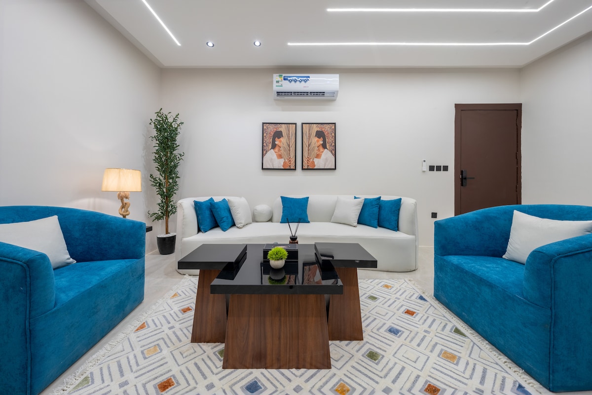 Apartamento de una habitación y sala de estar tranquilo y elegante en ...