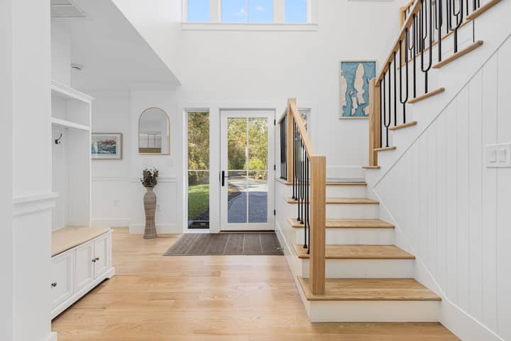 Coastal Modern Haven | Chef Kitchen + Covered Deck - Rhode Island