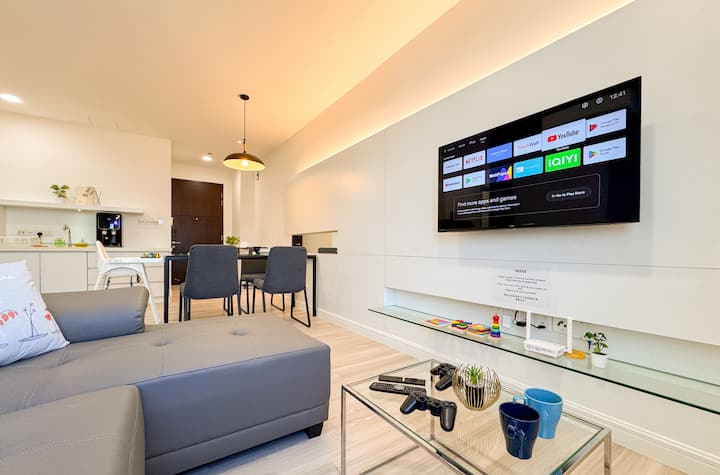 Family Cozy Stylish Near Georgetown Skyline View - Penang