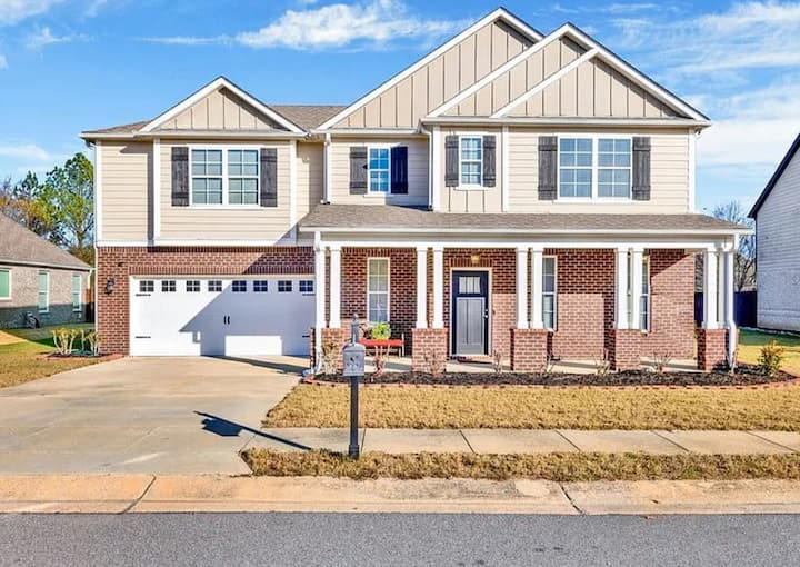Luxury 5br Near Ua/bham Sleeps 10 Game Day Ready - Green Pond, AL