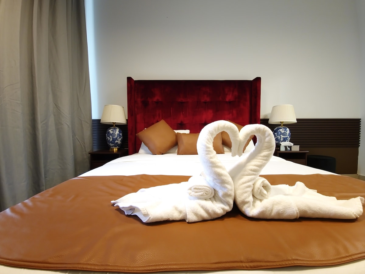 Harf-RAW502 Grand 2BHK près de l'ADNEC - Airbnb