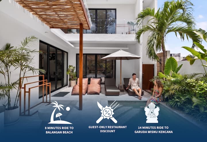 Well-designed Poolside Villa For Group In Balangan - Uluwatu