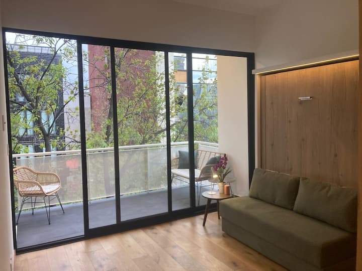 Estudio/loft Minimalista @ La Bohemia Roma En Cdmx - Messico