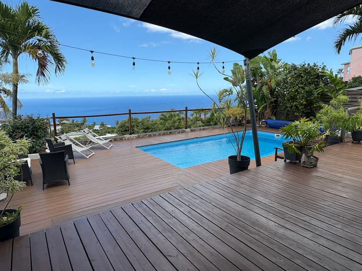 Villa Vue Mer Piscine - La Réunion