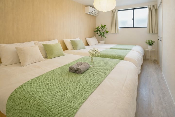 鶴橋駅徒歩5分｜35㎡・3beds｜なんば直通5分｜静かで好立地｜ - Osaka, Japan