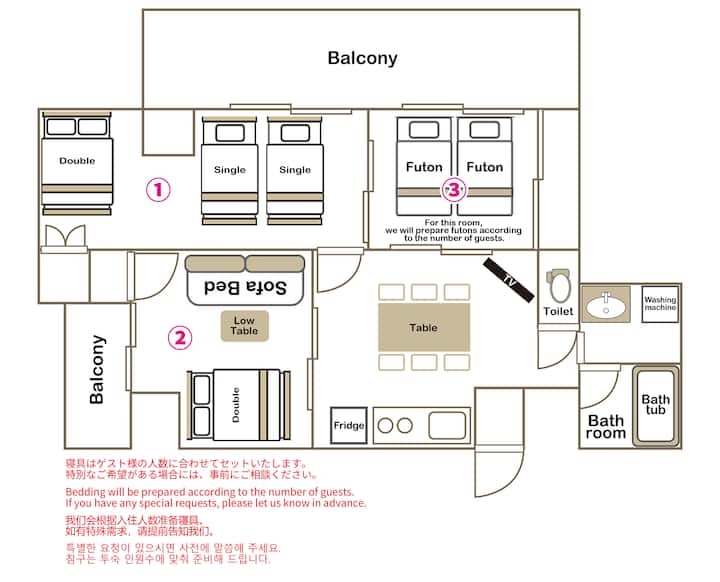 Walk To Namba 5m, Kuromon 7m, Dotonbori 10m Stay - Osaka, Japan