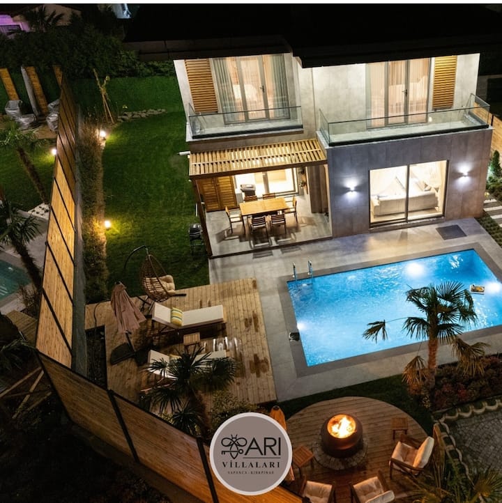 Sapanca Kırkpınar’da Sıcak Havuzlu,lüks Arı Villa1 - Sapanca