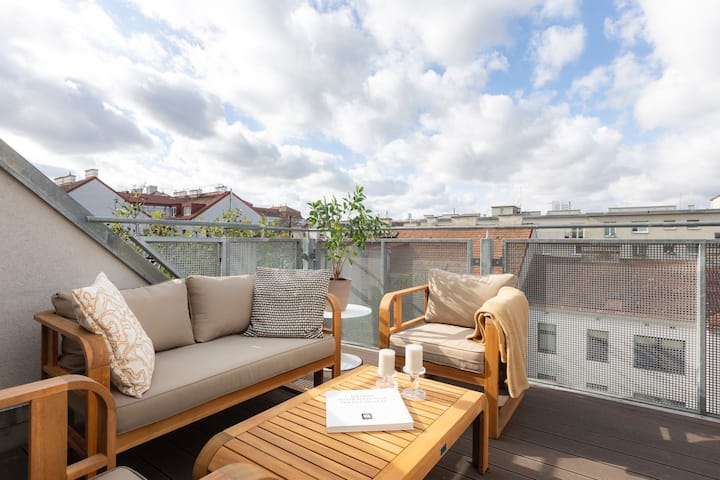 Roof N°51 - Superior Sky Suite With Terrace And Ac - Vienna