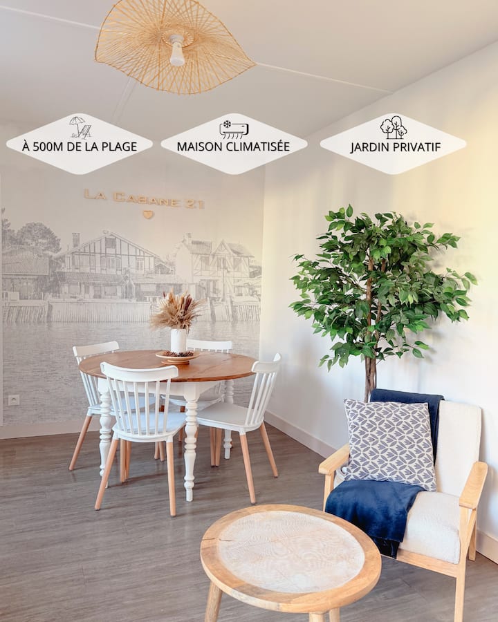 La Cabane 21, Andernos-les-bains, Proche Plage - Andernos-les-Bains