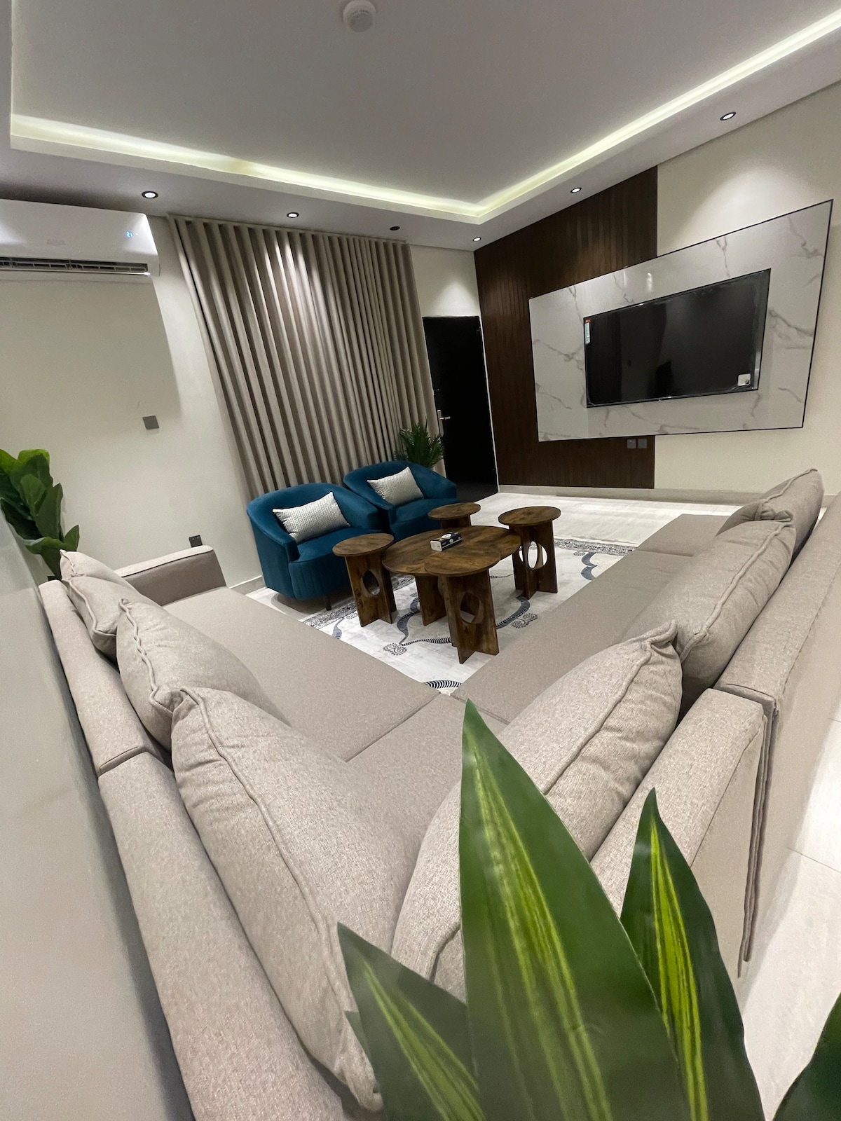 A two-bedroom apartment with a private entrance and a separate yard ...
