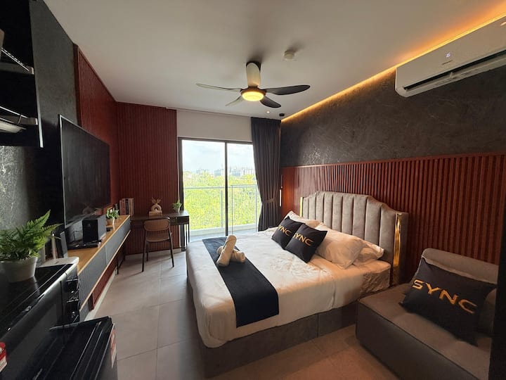 7-10 Mins Subang Airport Luxury Studio V Balcony - Shah Alam